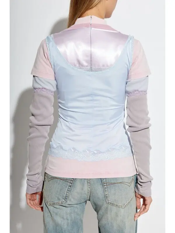 Balenciaga Layered Lace Top