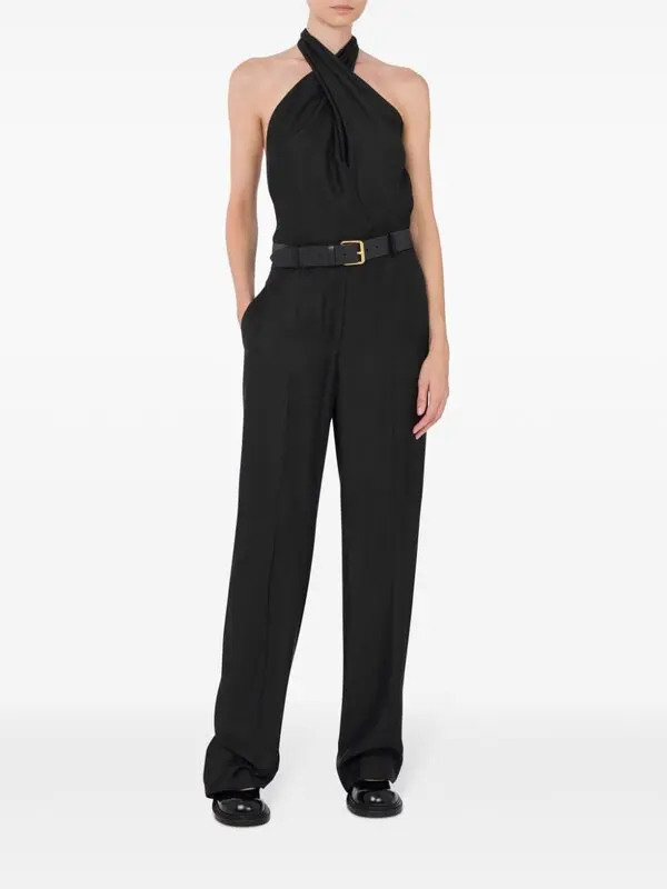Moschino Belted Halterneck Jumpsuit