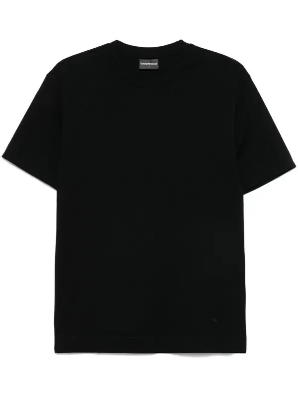 Emporio Armani Striped T-shirt - Black