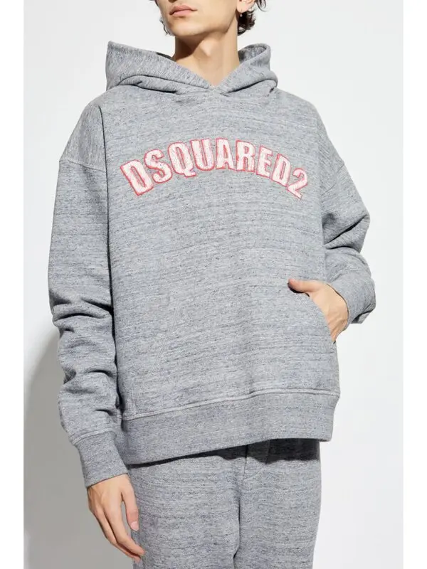 Dsquared2 Logo-embroidered Hoodie