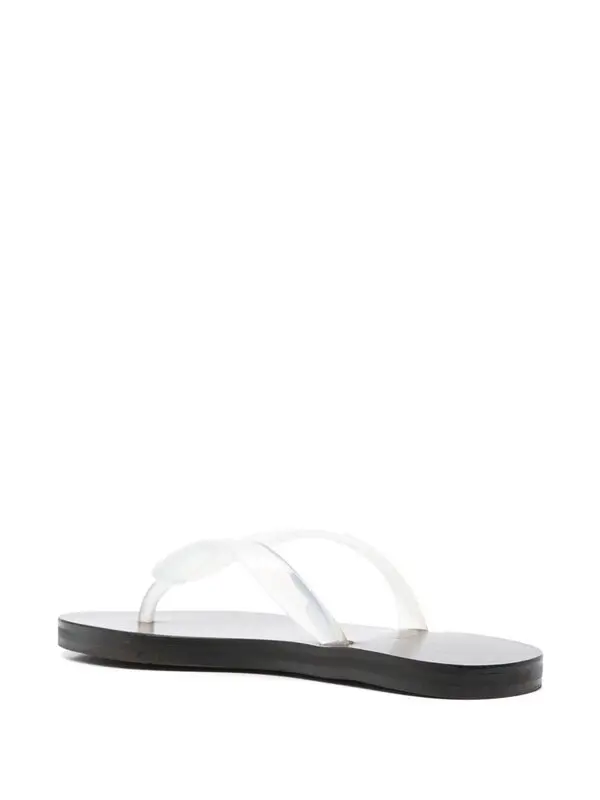ANCIENT GREEK SANDALS Saionara Jelly Flip Flops - White