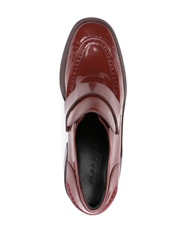 Clergerie 100mm Netta Loafers - Red