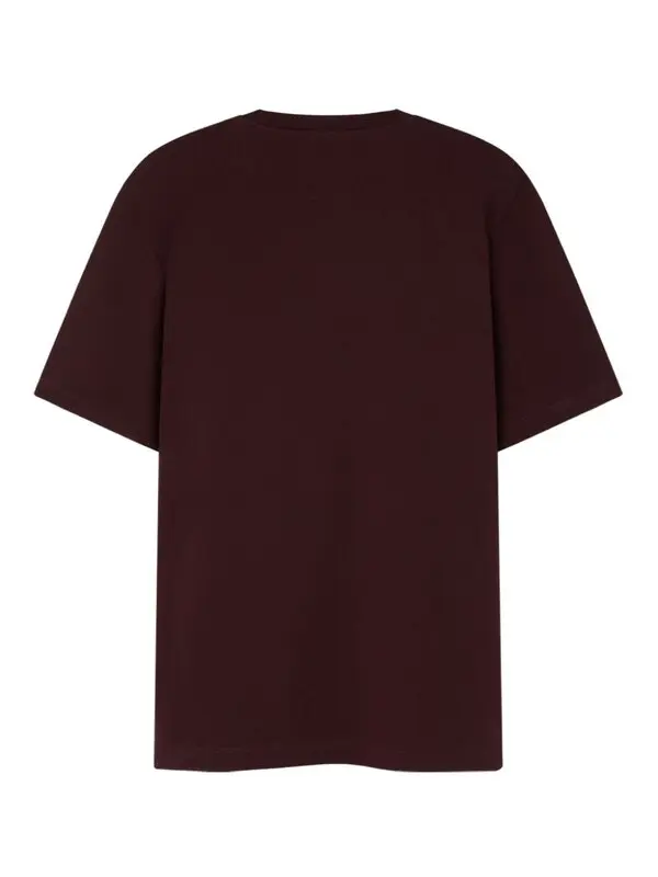 Versace Medusa Milano Embroidered T-shirt - Brown