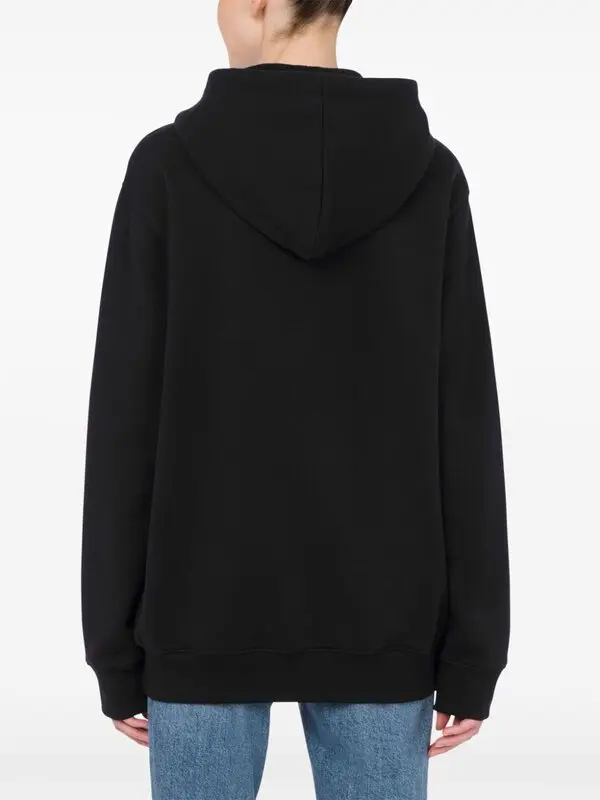Moschino Teddy Bear-print Hoodie - Black