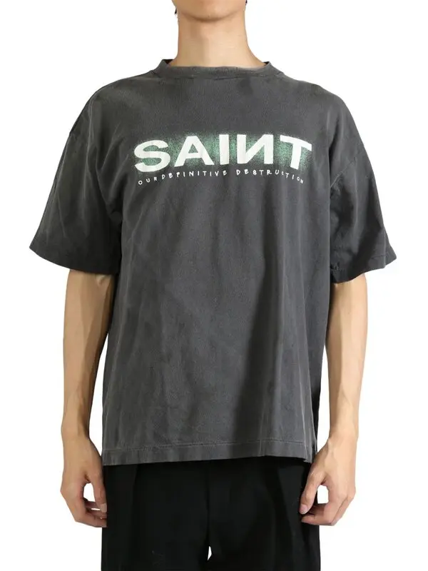 SAINT MXXXXXX Logo-print Cotton T-shirt