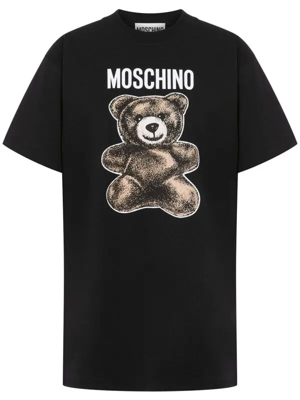 Moschino Teddy Bear-print T-shirt - Black