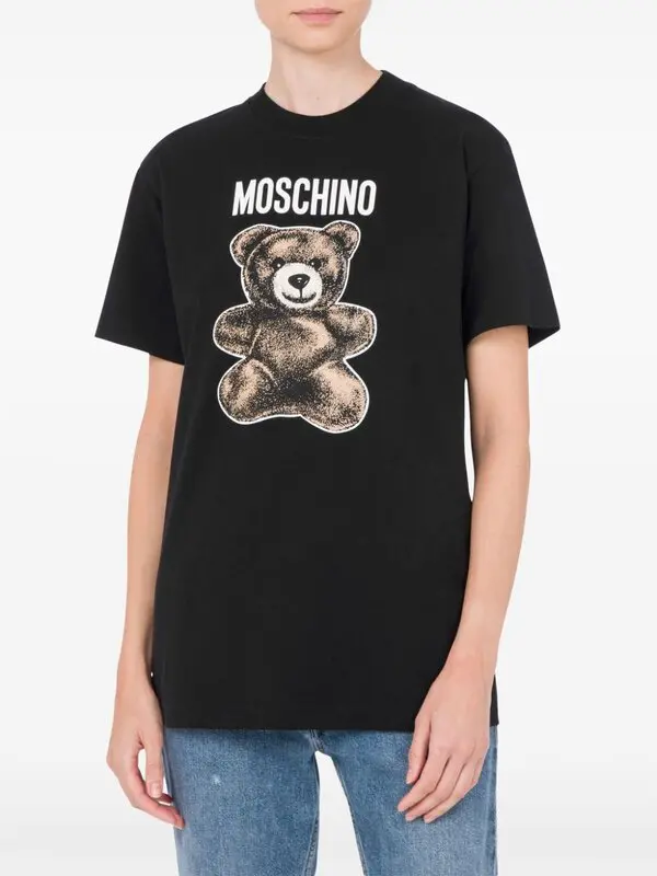 Moschino Teddy Bear-print T-shirt - Black