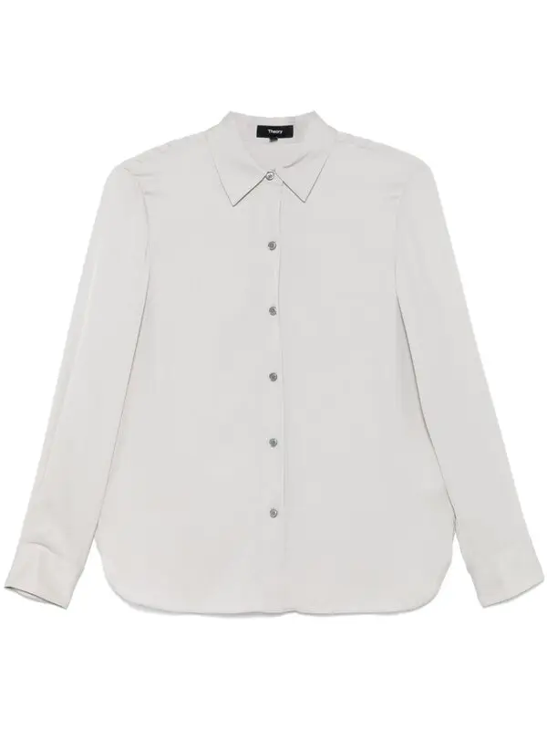 Theory Straight Fit Shirt - Grey