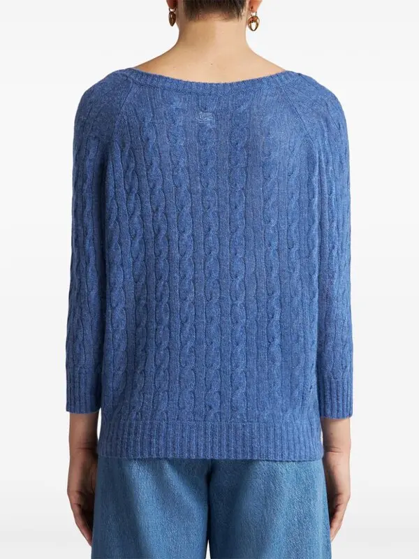 Etro Three-quarter Sleeve Cashmere Jumper