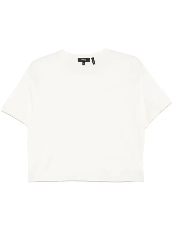 Theory Merino Knit Top - White