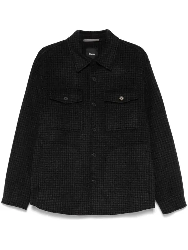 Theory Houndstooth-pattern Jacket