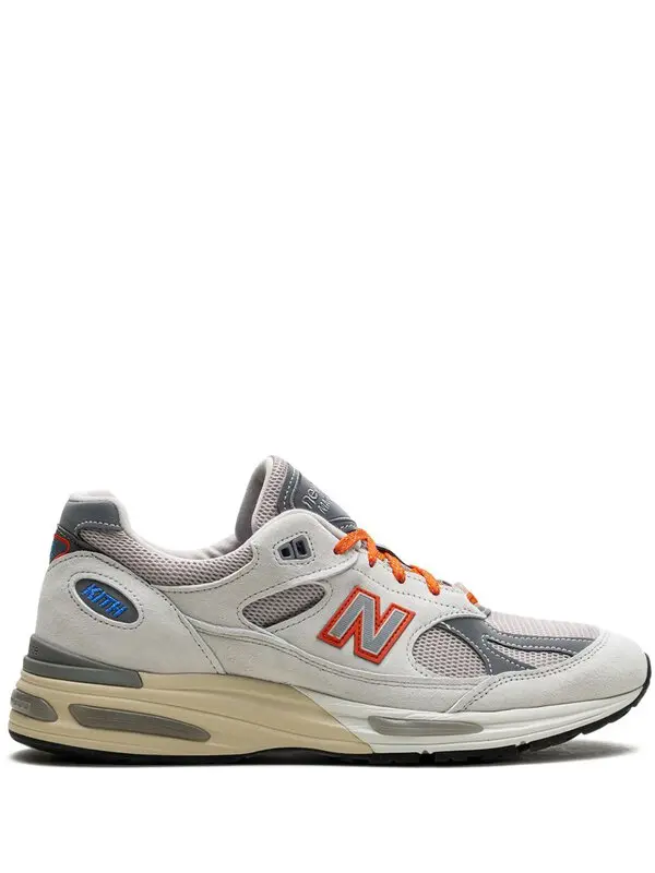 NEW BALANCE 991v2 Miuk Kith Madison Square Garden Sneakers - White