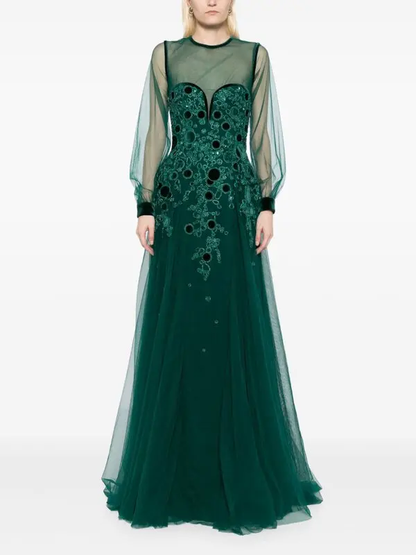 SAIID KOBEISY Bead-embellished Gown