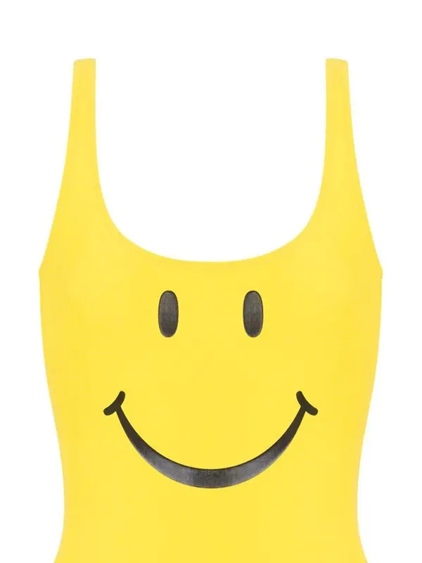 Moschino Smiley Face-motif Swimsuit