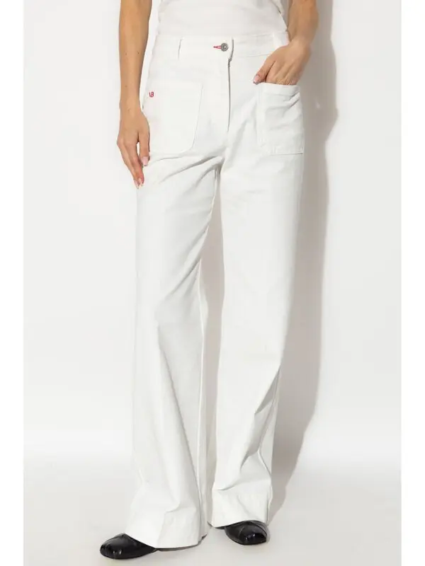 Victoria Beckham Alina Jeans - White