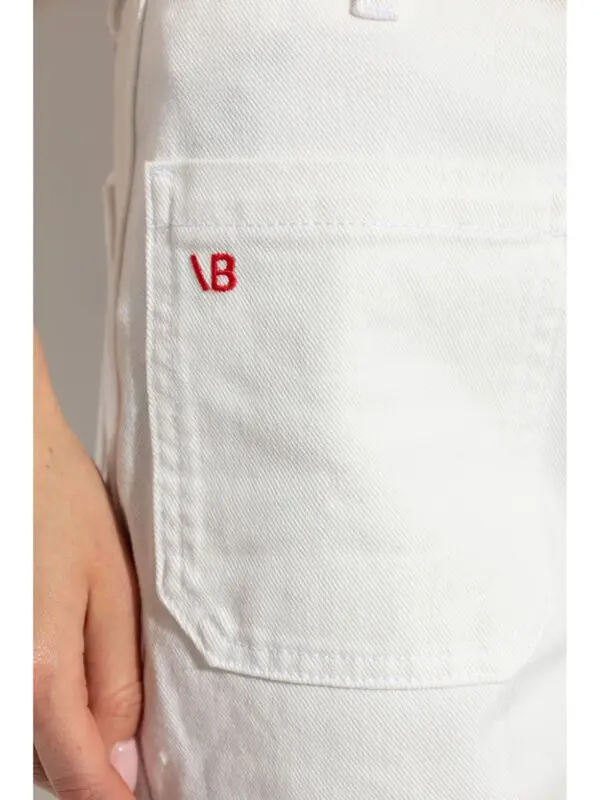 Victoria Beckham Alina Jeans - White
