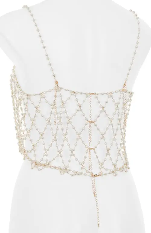 Bluebella Imitation Pearl Cropped Camisole