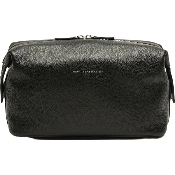 WANT Les Essentiels Kenyatta Toiletry Bag - Dark Brown