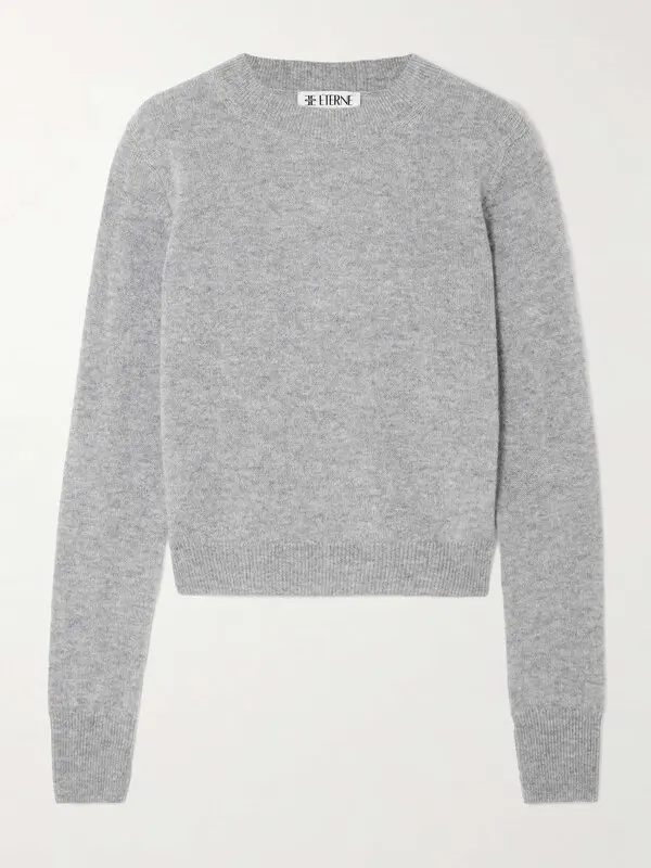 Eterne Francis Cashmere Sweater - Gray