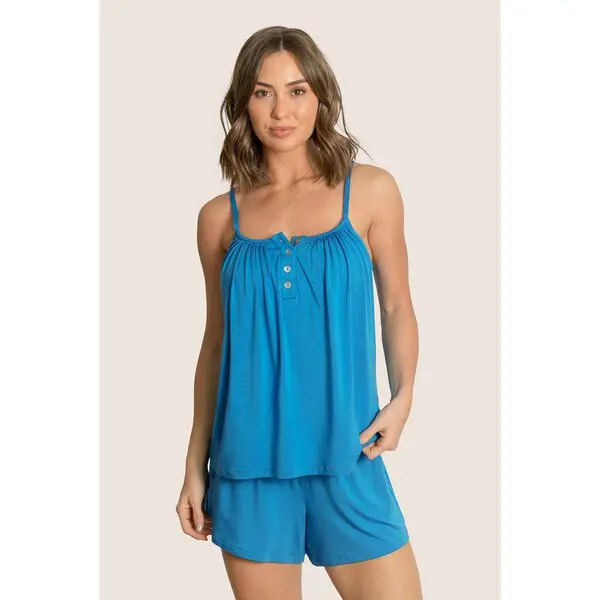JJWINKS Siesta Sista Lounge & Sleep Shorts - Riviera Blue