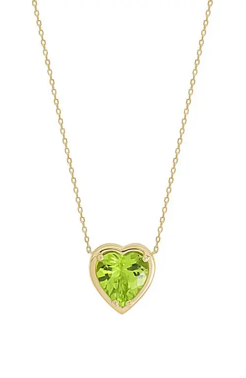 Bony Levy 14k Gold Peridot Pendant Necklace - 14ky Peridot