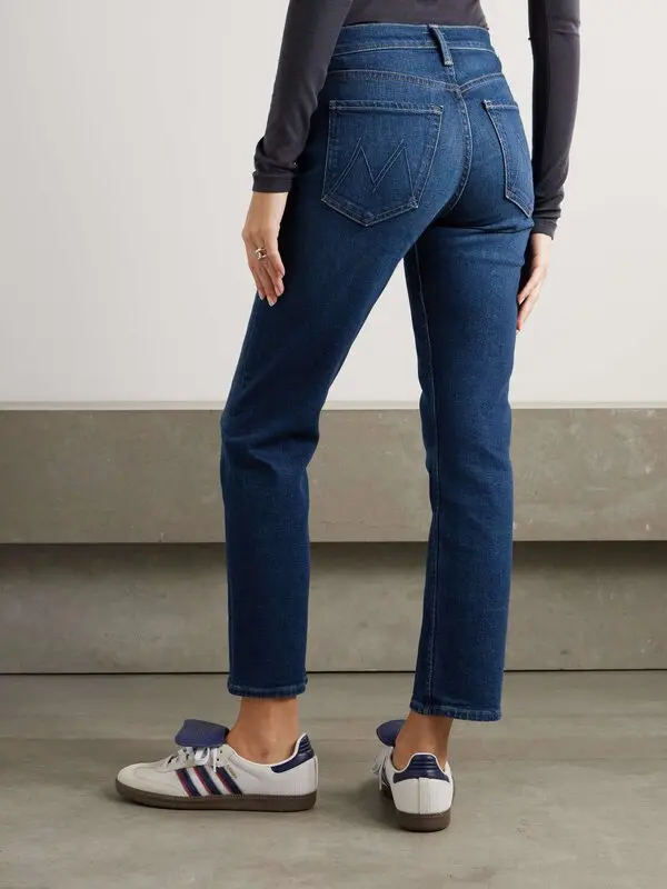 MOTHER The Mid-rise Rider Flood Skinny Jeans