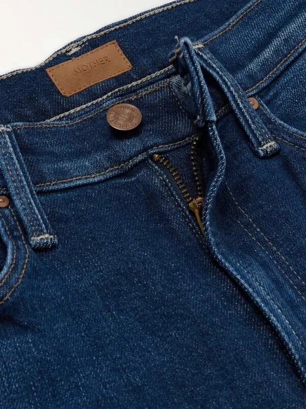 MOTHER The Mid-rise Rider Flood Skinny Jeans