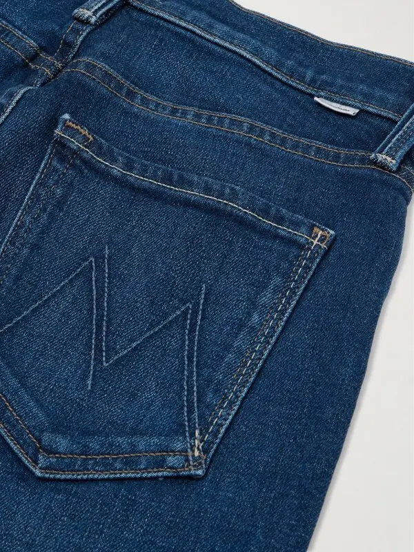MOTHER The Mid-rise Rider Flood Skinny Jeans
