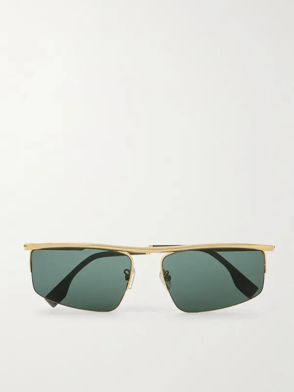 Fendi Travel Aviator-style Sunglasses - Gold