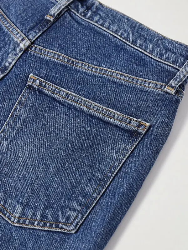 AGOLDE 90s Pinch Waist Cropped Jeans - Blue