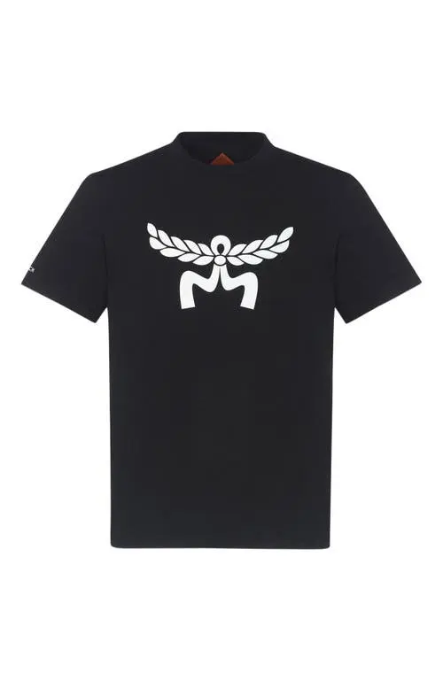 Mcm Laurel Logo Print T-shirt