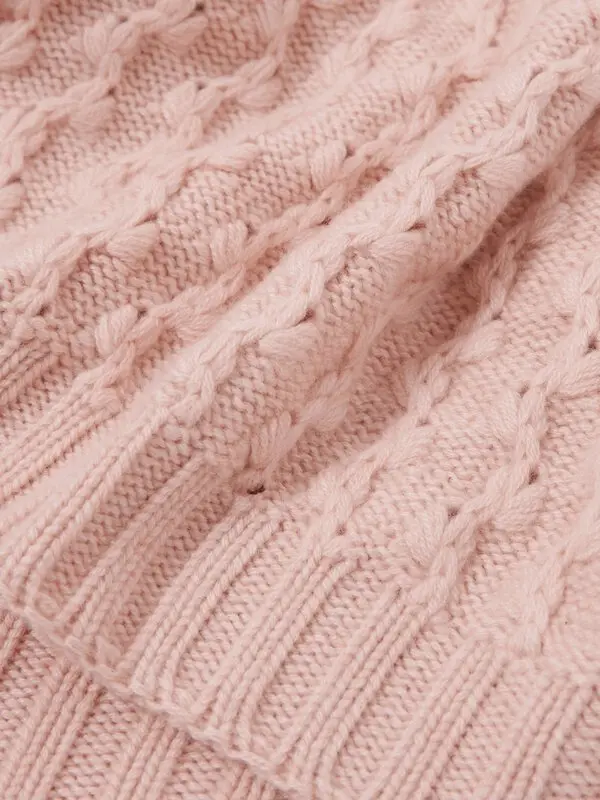 Loro Piana Valle Open-knit Cashmere Scarf