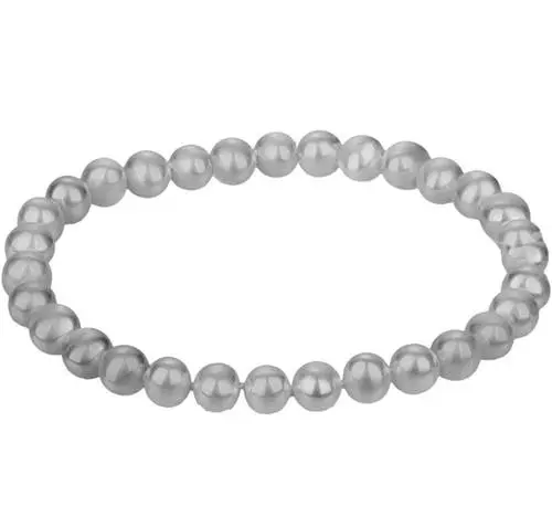 DONATELLO GIAN Name' Shell Pearl Stretch Bracelet - Black
