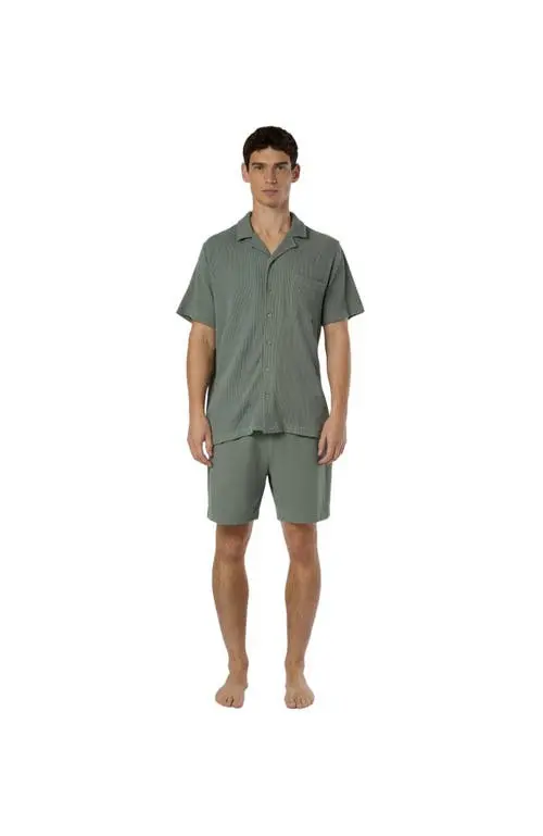 Onia Macro Waffle Pull-on Short 6 - Sage