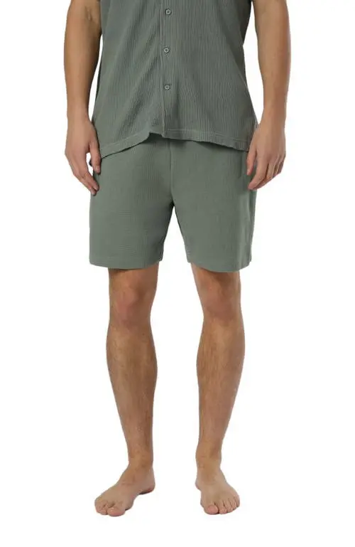 Onia Macro Waffle Pull-on Short 6 - Sage