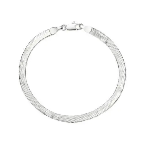 DONATELLO GIAN Sterling Flat Snake Bracelet - Silver
