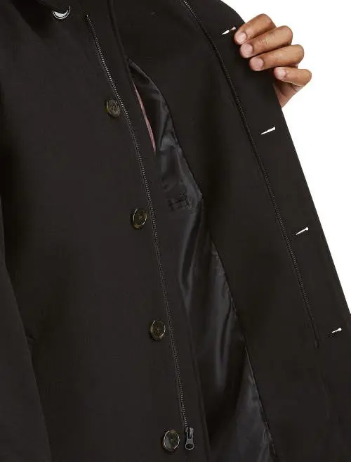 OAK HILL Big & Tall Wool-blend Overcoat