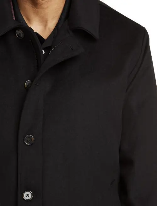 OAK HILL Big & Tall Wool-blend Overcoat