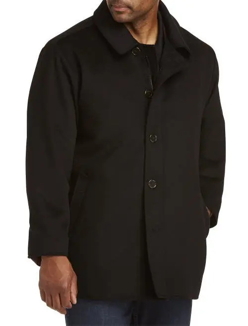 OAK HILL BY DXL Wool-blend Overcoat