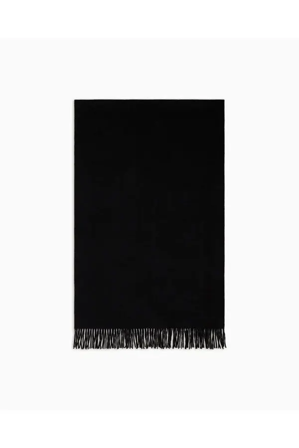 Emporio Armani Casentino Cashmere Scarf - Black