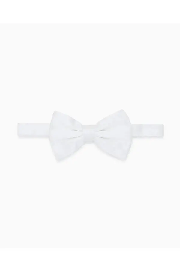 Giorgio Armani Knotted Bow Tie - White