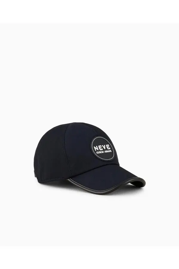 Giorgio Armani Neve Technical Nylon Baseball Cap - Blue
