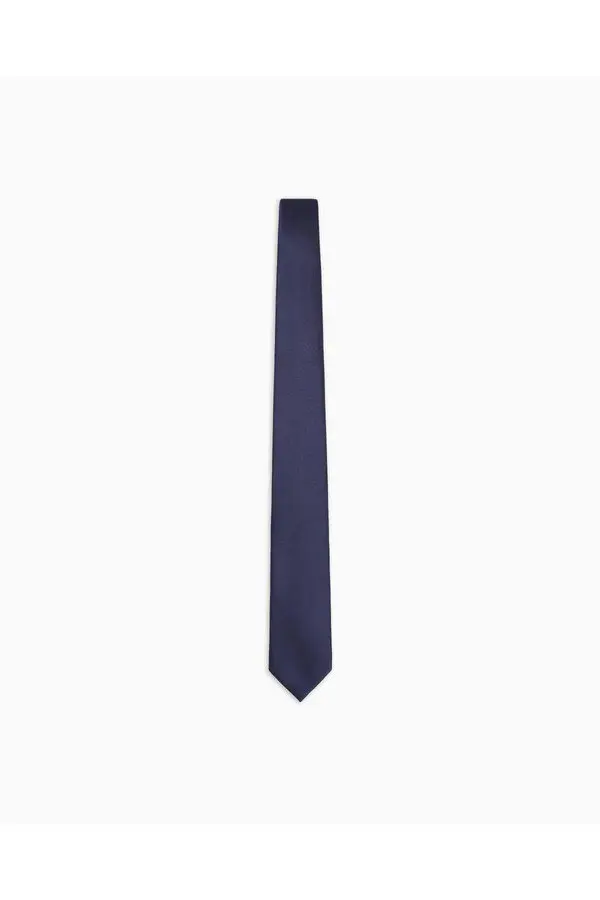 Giorgio Armani Pure Silk Neck Tie - Blue