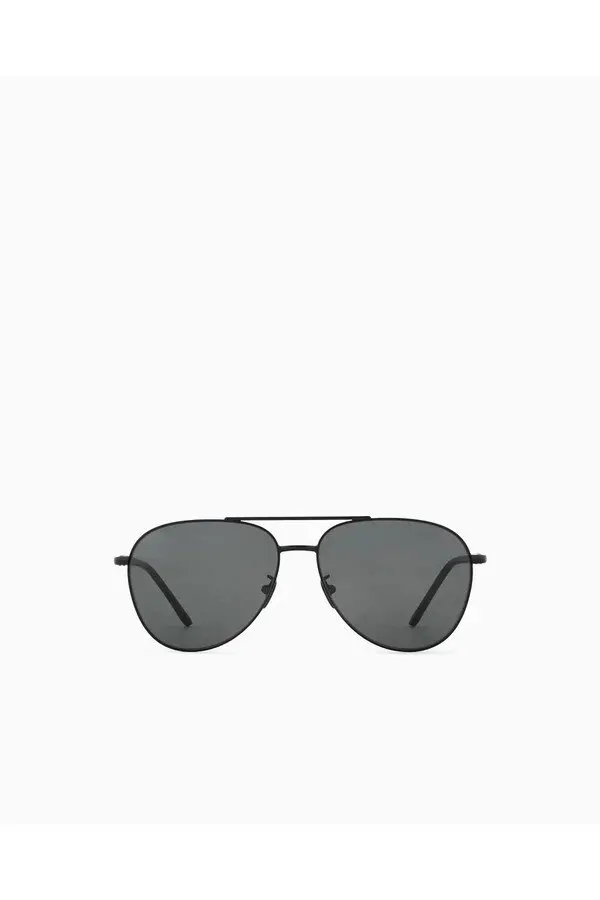 Giorgio Armani Aviator Sunglasses - Black