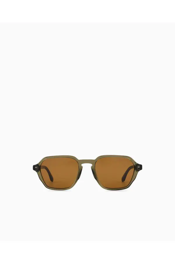 Giorgio Armani Square Sunglasses - Green