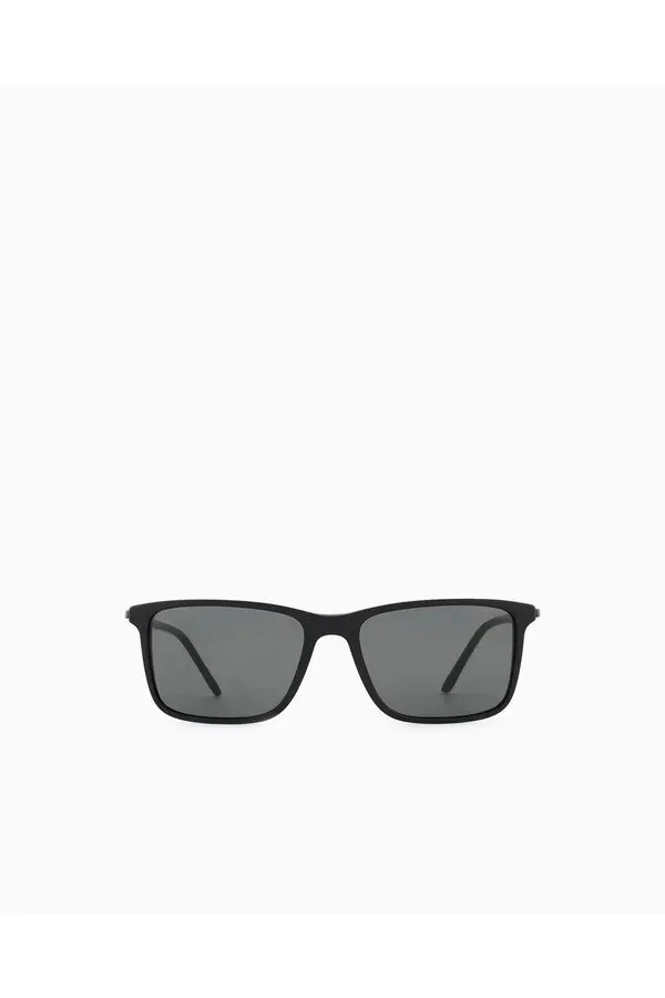 Giorgio Armani Rectangular Sunglasses - Black