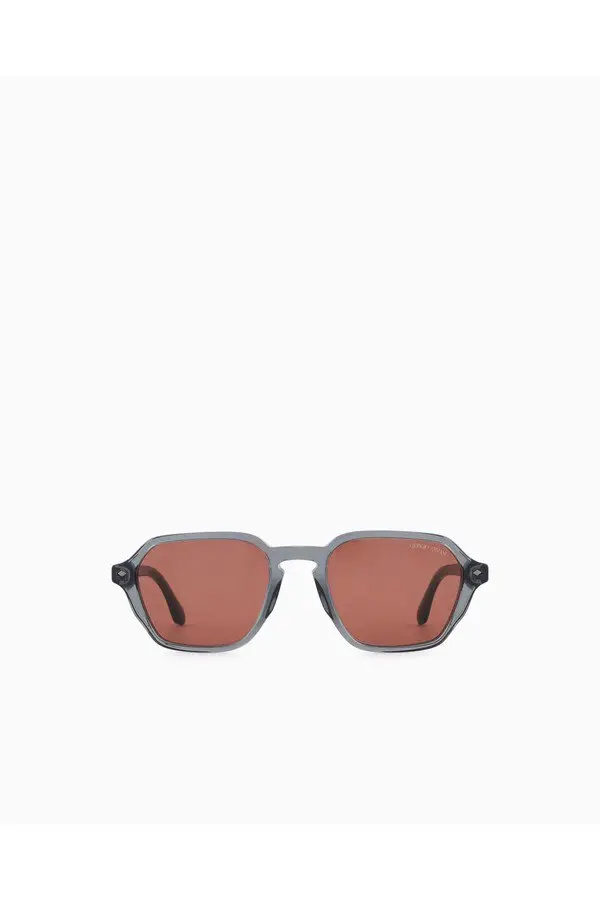 Giorgio Armani Square Frame Sunglasses - Natural