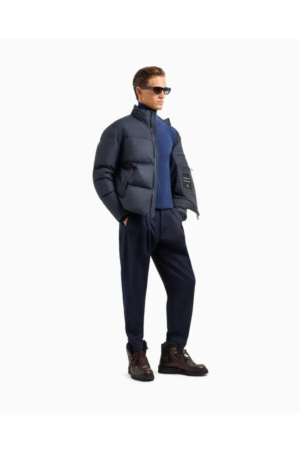 Giorgio Armani Goose-down Padded Bomber Jacket
