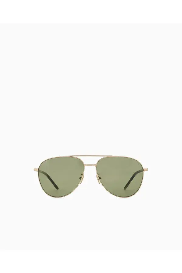 Giorgio Armani Aviator Sunglasses - Gold
