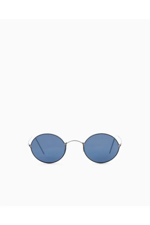 Giorgio Armani Oval Sunglasses - Natural